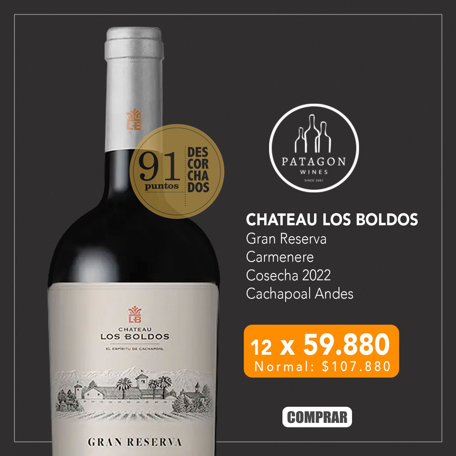 Carmenere – Patagon Wines – Vinos & más
